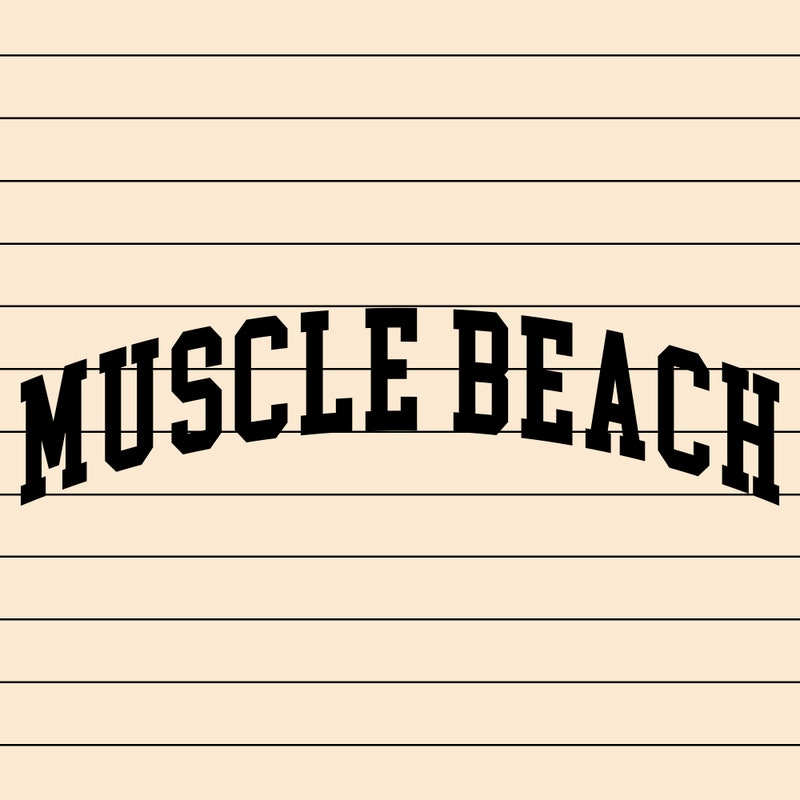 Muscle Beach - Etsy