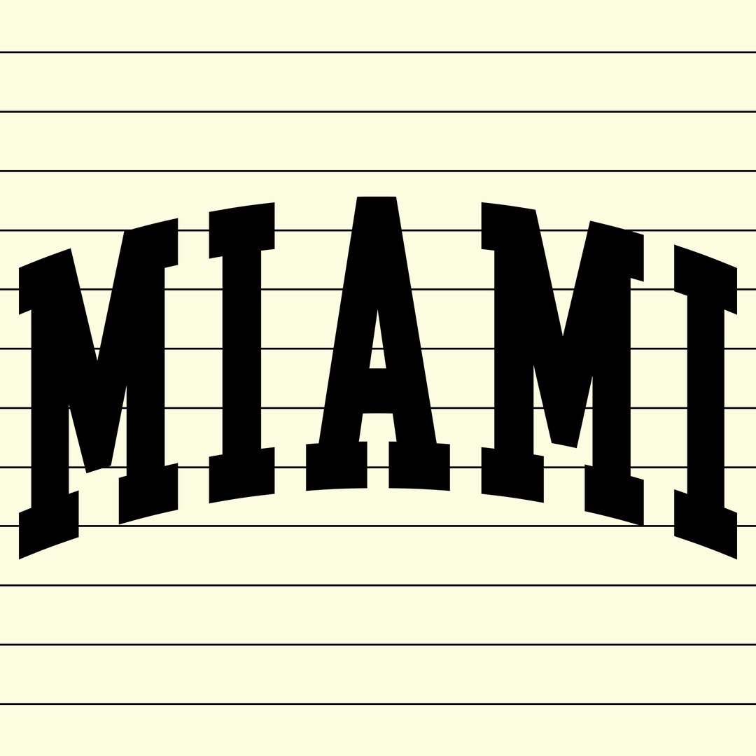 Miami Svg and Png, Miami Cut File, Florida Home State, Svg, Png, Print ...