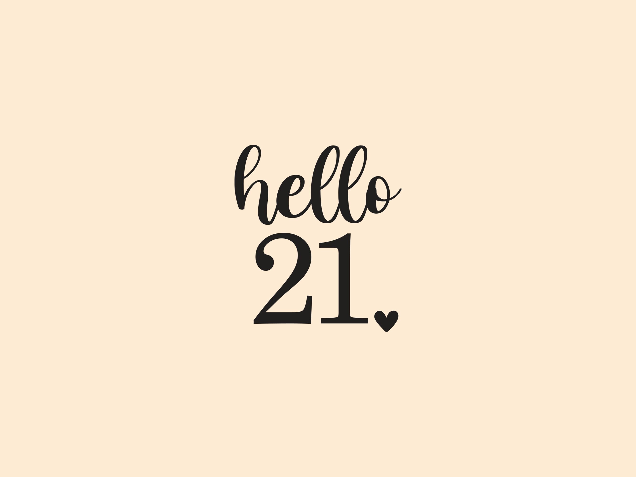 21st Birthday Svg and Png Hello 21 Svg - Etsy