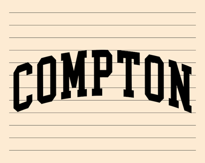 Compton PNG, Low Rider, LA, Compton Clip Art, California, Blood - Etsy ...