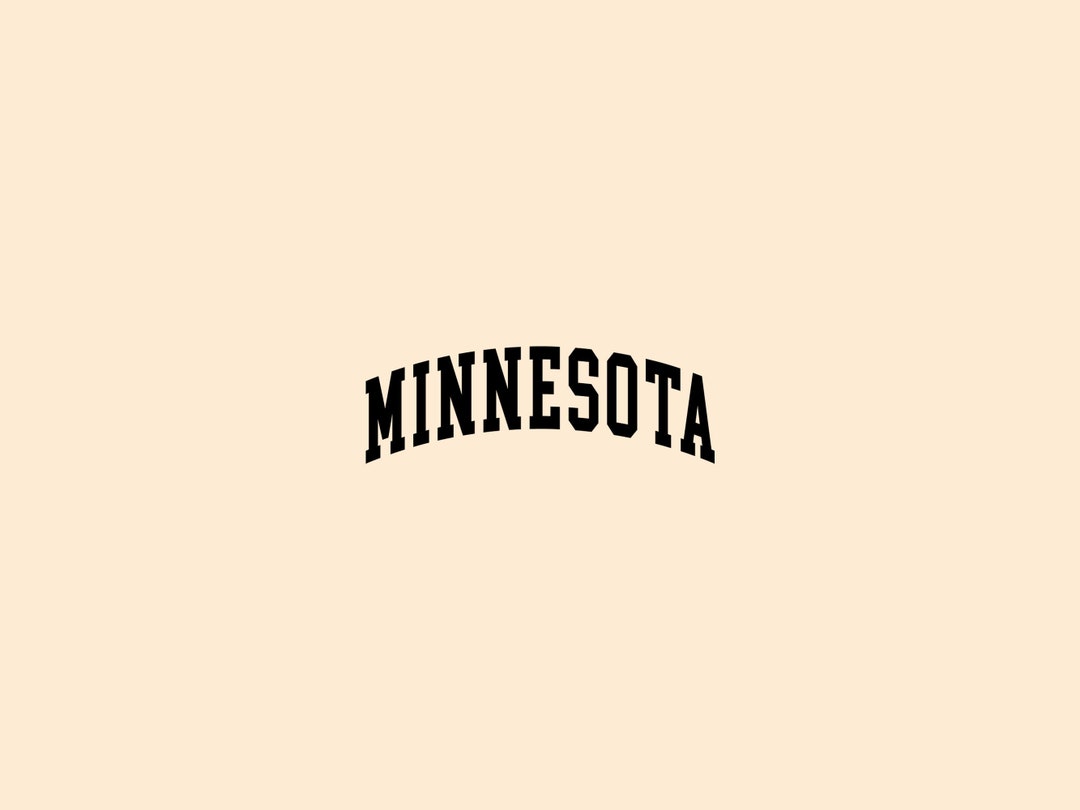 Minnesota State Svg and Png, Cut File, Print File - Etsy