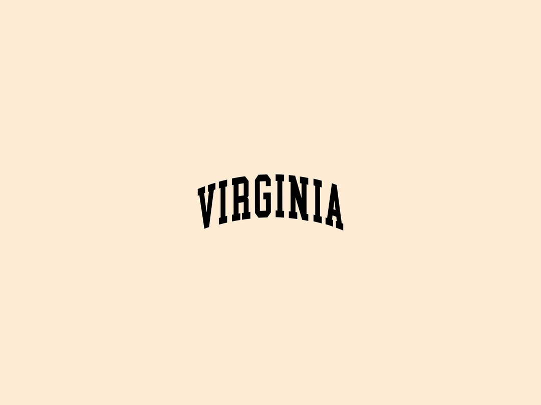 Virginia, Svg and Png - Etsy