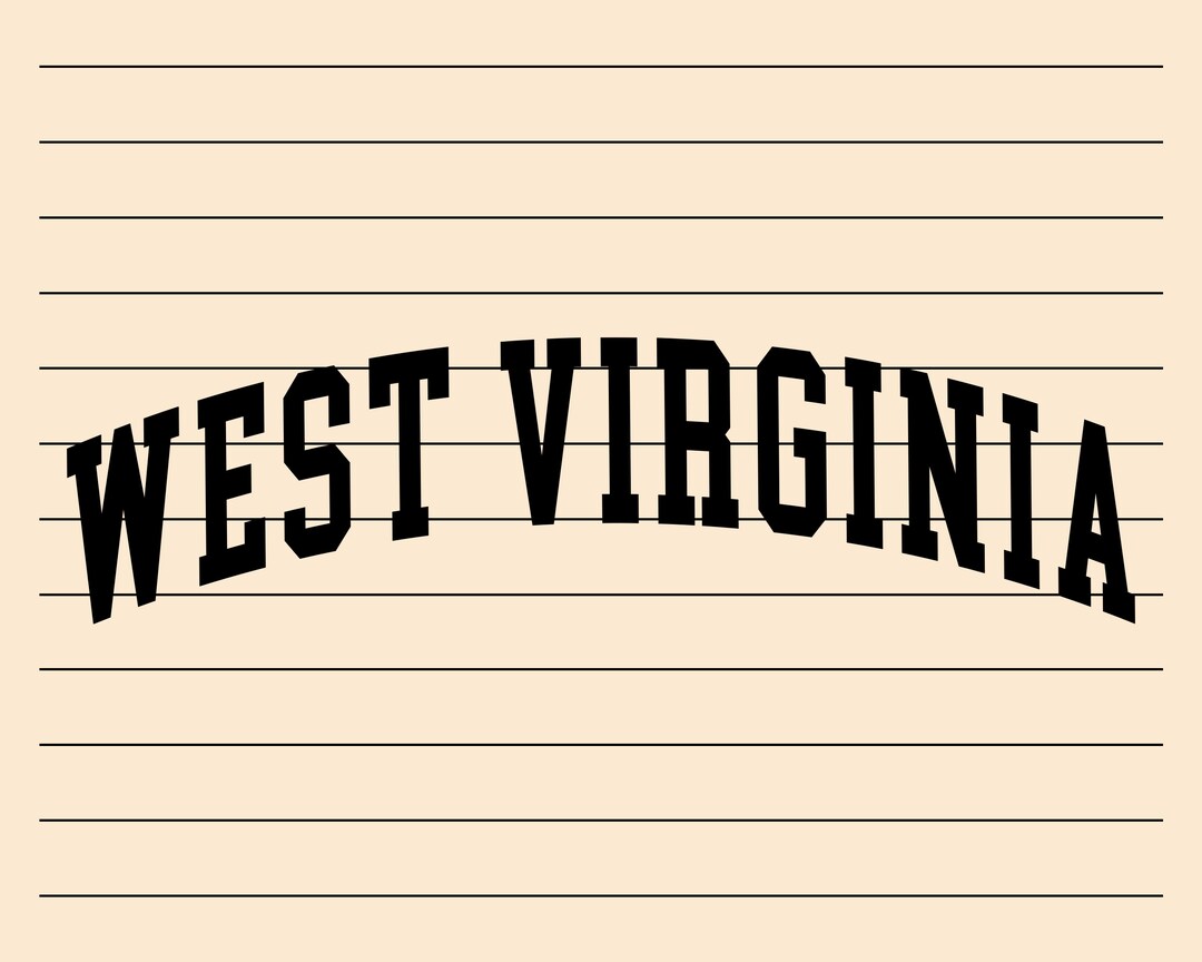 West Virginia Svg - Etsy