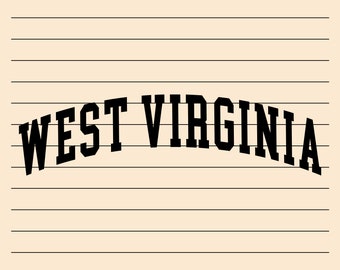 West Virginia State SVG / Cut File / Cricut / Clip Art / Commercial Use ...