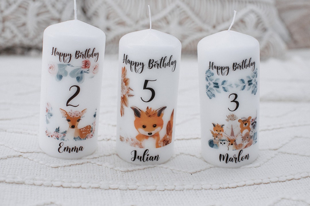 Birthday Candle,birthday Child,birthday Gift,candle Personalized,candle ...