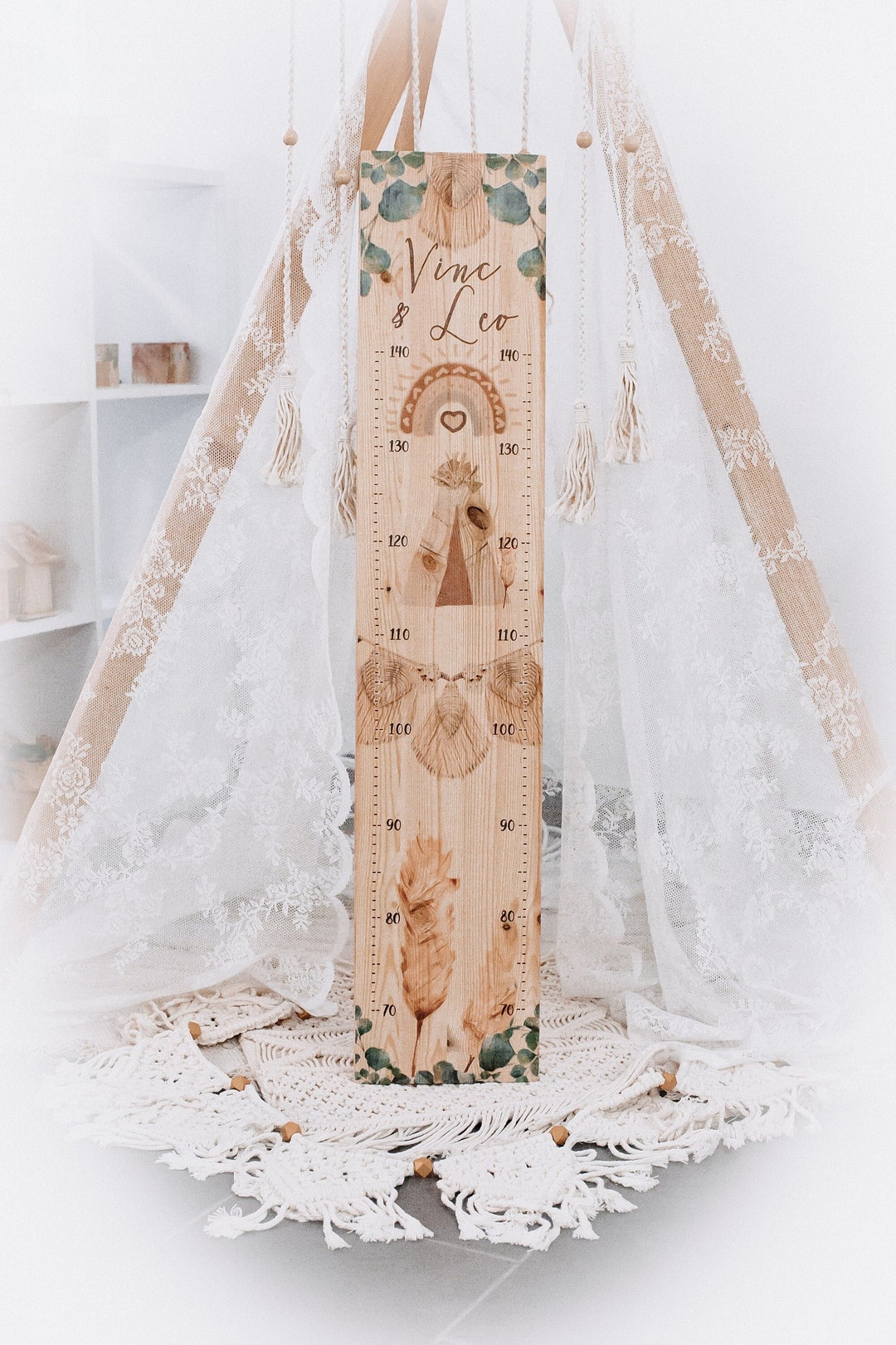 Sibling Height Chart, Height Chart Siblings, Height Chart, Children's ...