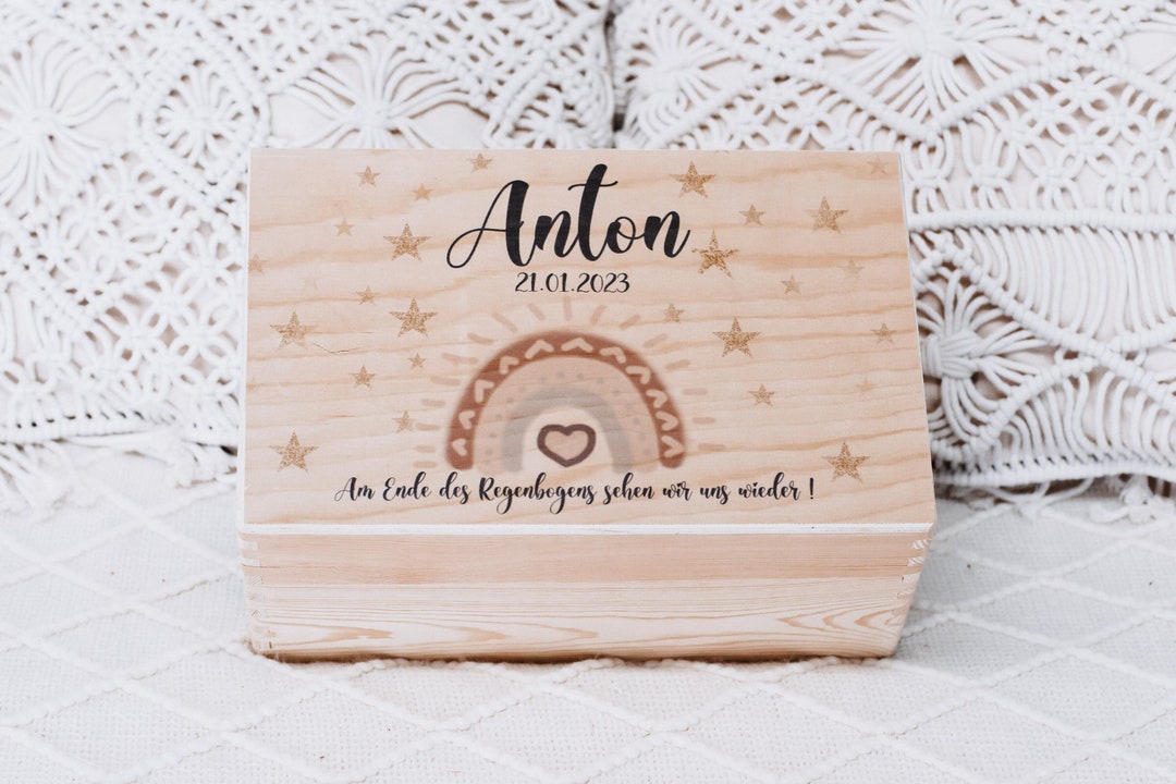 Star Child Memory, Memory Box, Small Memory Box, Rainbow, Star ...