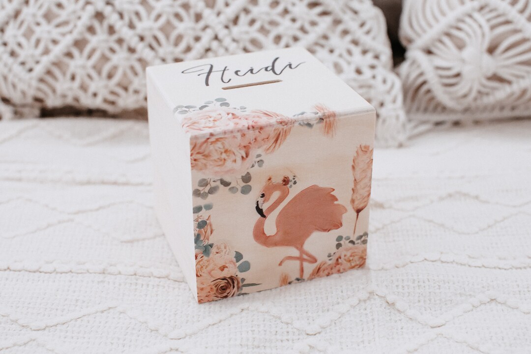 Flamingo Money Box - Etsy