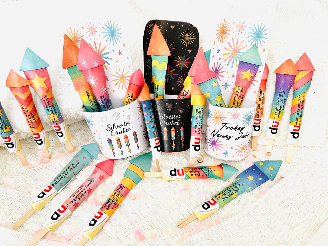 Duplo Wrappers, New Year's Eve Oracle, DIY New Year's Eve Gift, New ...
