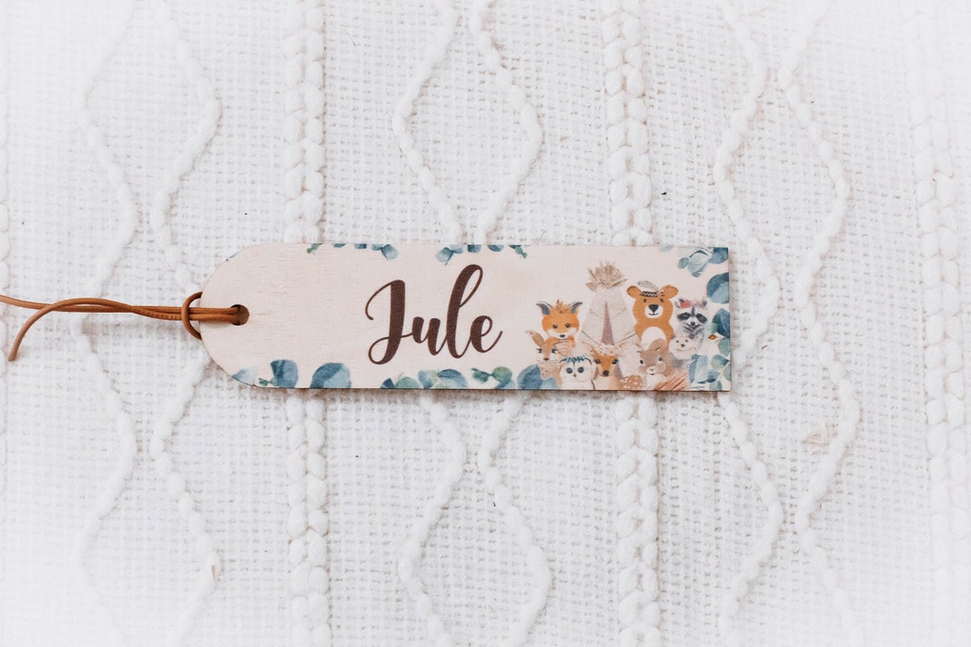 Bookmark, Bookmark Forest Animals, School Child, Bookmark With Name ...