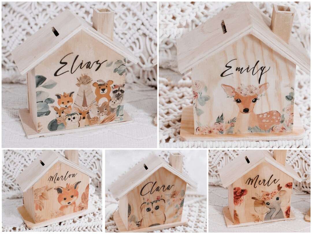Money Box, Money Box With Name, Money Box for Children, Money Box for ...