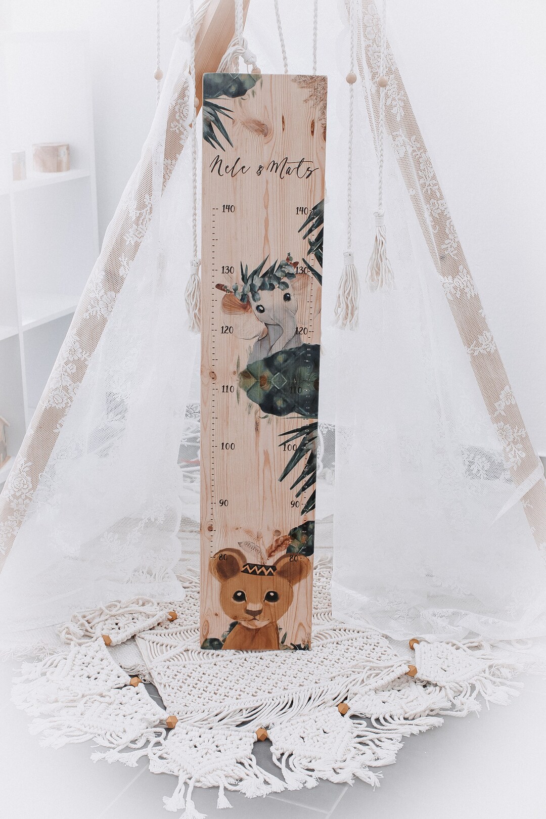 Sibling Height Chart, Height Chart Siblings, Height Chart, Children's ...