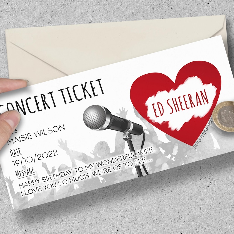Concert Invitations - Etsy