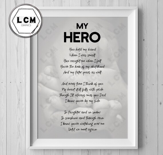 My Dad Is My Hero Poem