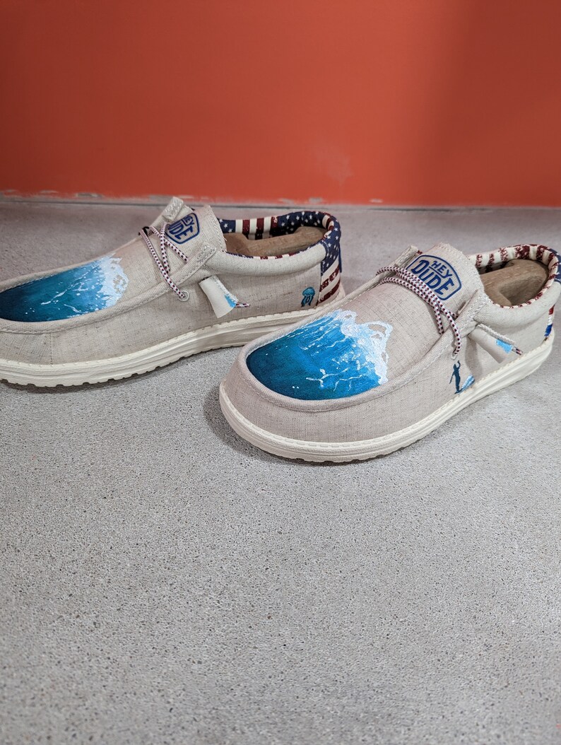 Adult Custom Surfin' USA Hey Dude Shoes - Etsy