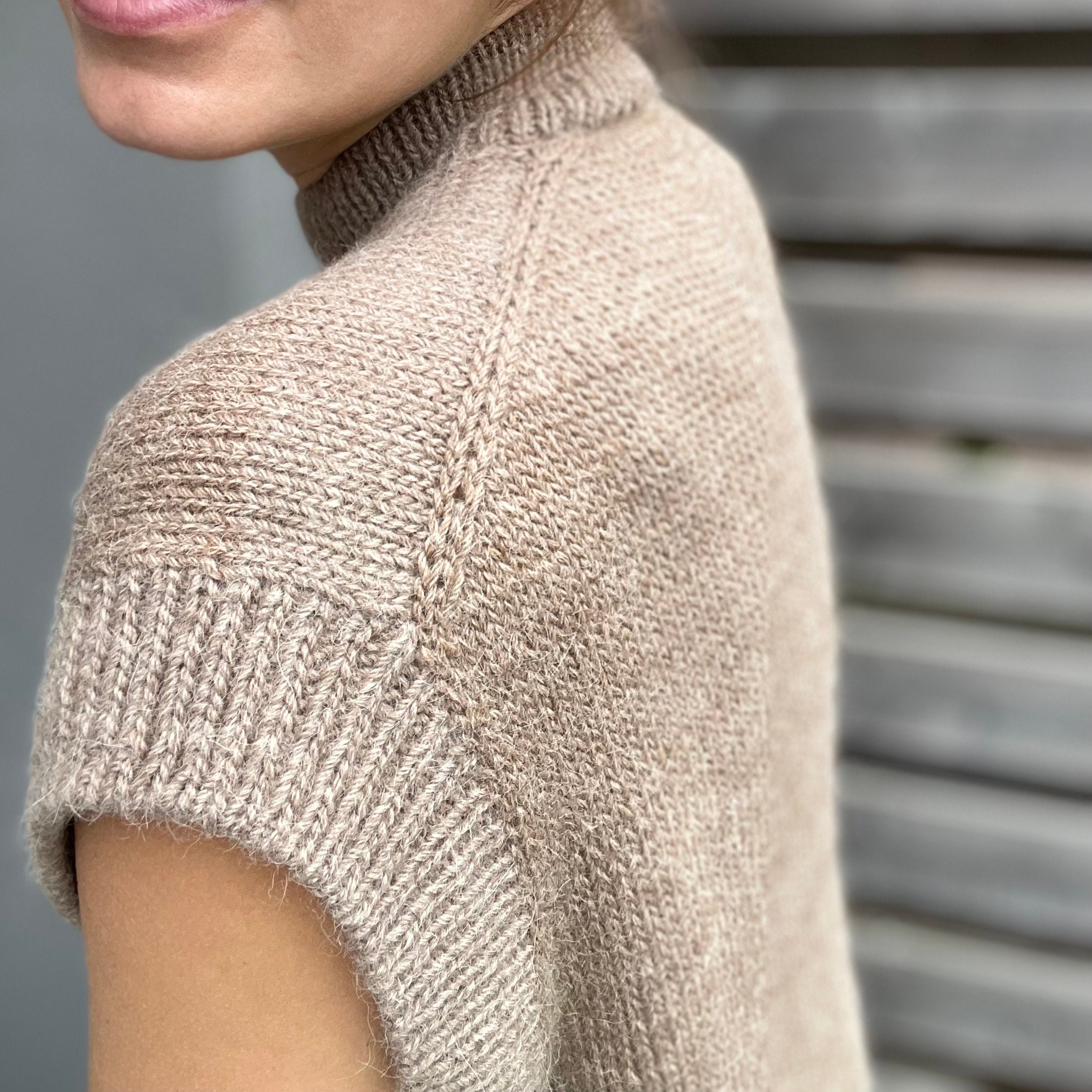 Nordic Vest Knitting Pattern: Beginner Friendly Mock Neck Slipover (PDF ...