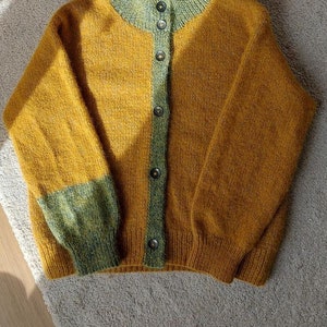 KNITTING PATTERN for Soft Loop Cardigan, Classic Sweater Cardigan With ...