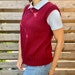 Crew Neck Vest Knitting Pattern: Easy Knit Tutorial (PDF Pattern) - Etsy