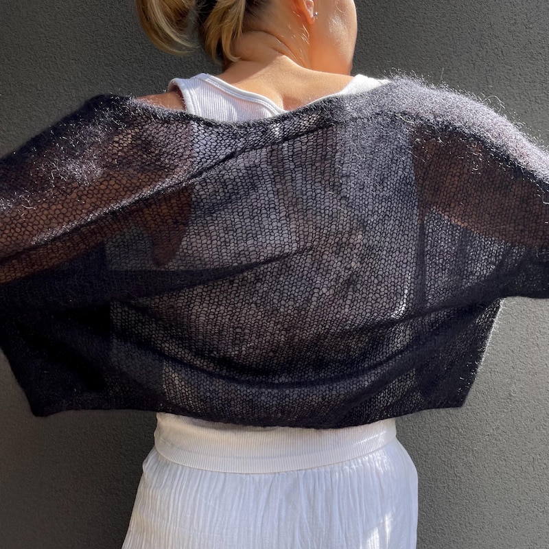 Loose Knit Cardigan Pdf - Etsy