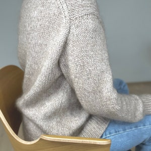 KNITTING PATTERN for Soft Loop Cardigan, Classic Sweater Cardigan With ...