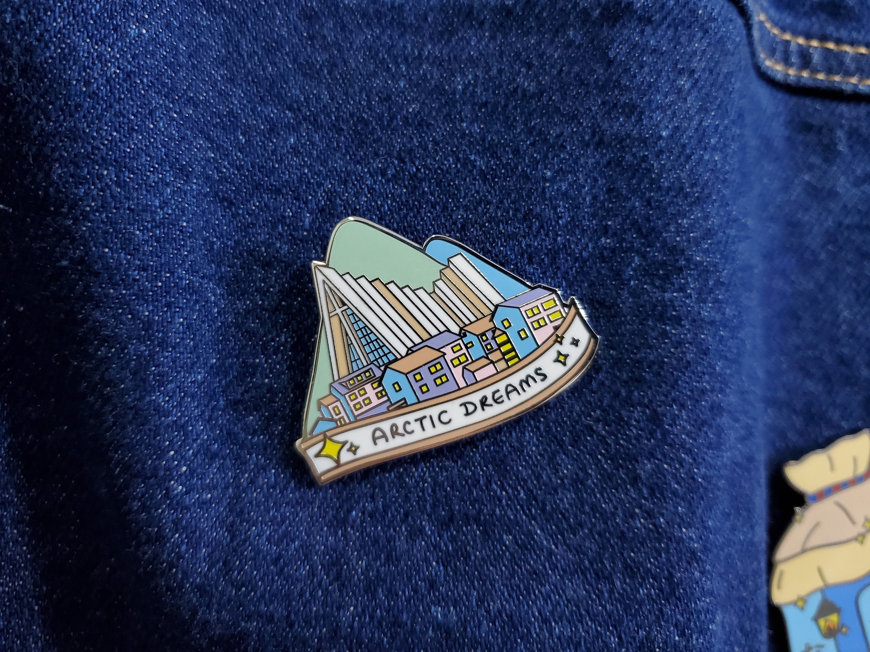 Arctic Dreams Enamel Pin Featuring the Arctic Cathedral of Tromsø ...