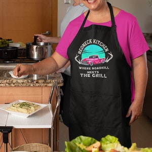 Redneck Roadkill Grill Apron Farmer's Gifts Cooking Gift - Etsy