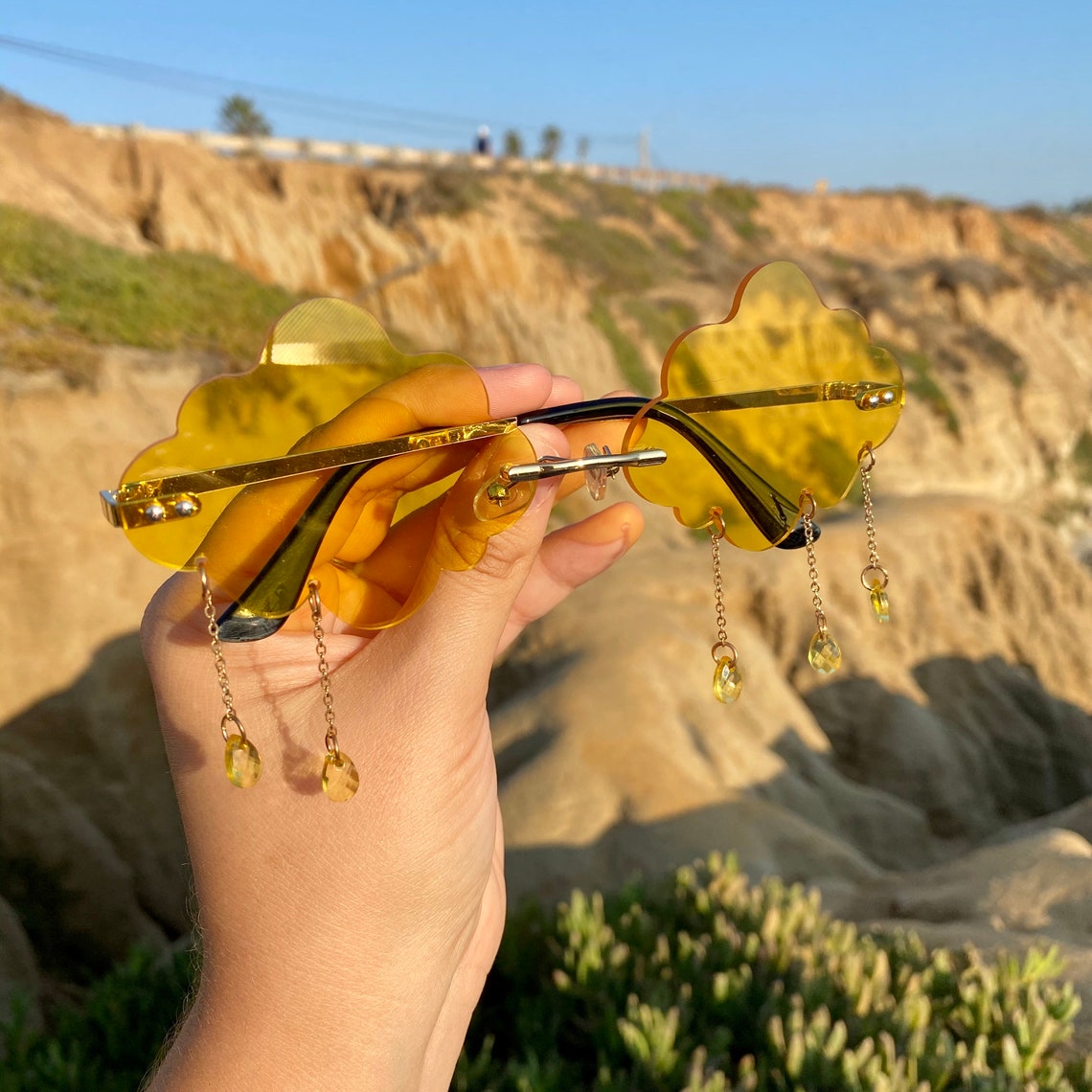Cute Cloud Sunglasses Etsy