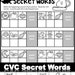 Phonics Worksheets -CVC Secret Words (kindergarten/first Grade) - Etsy