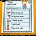 Phonics Worksheets CVC I Can Read Simple Sentences Short Vowel ...