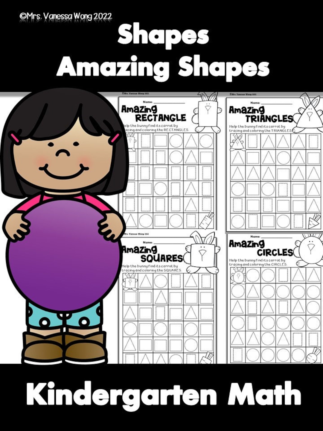Math Worksheets 2D Shapes Activities and Worksheets for Kindergarten ...