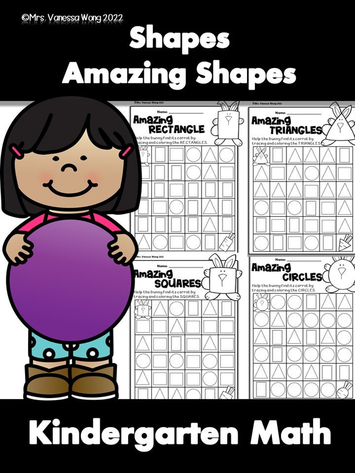 Math Worksheets 2D Shapes Activities and Worksheets for Kindergarten ...