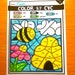 Phonics Worksheets-cvc Color by Code. Spring Theme. Prek/kindergarten ...