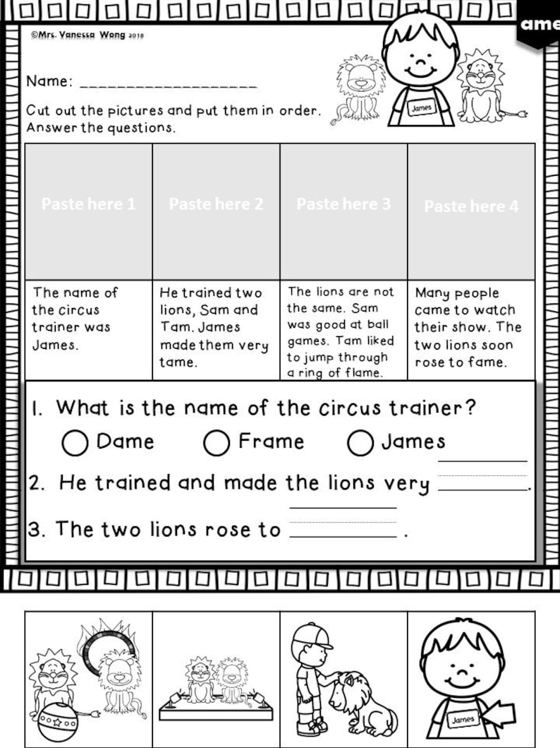 Phonics Reading Comprehension Passages Short Vowel and Long Vowel ...