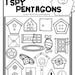 Math Worksheets 2D Shapes Activities and Worksheets for Kindergarten. I ...