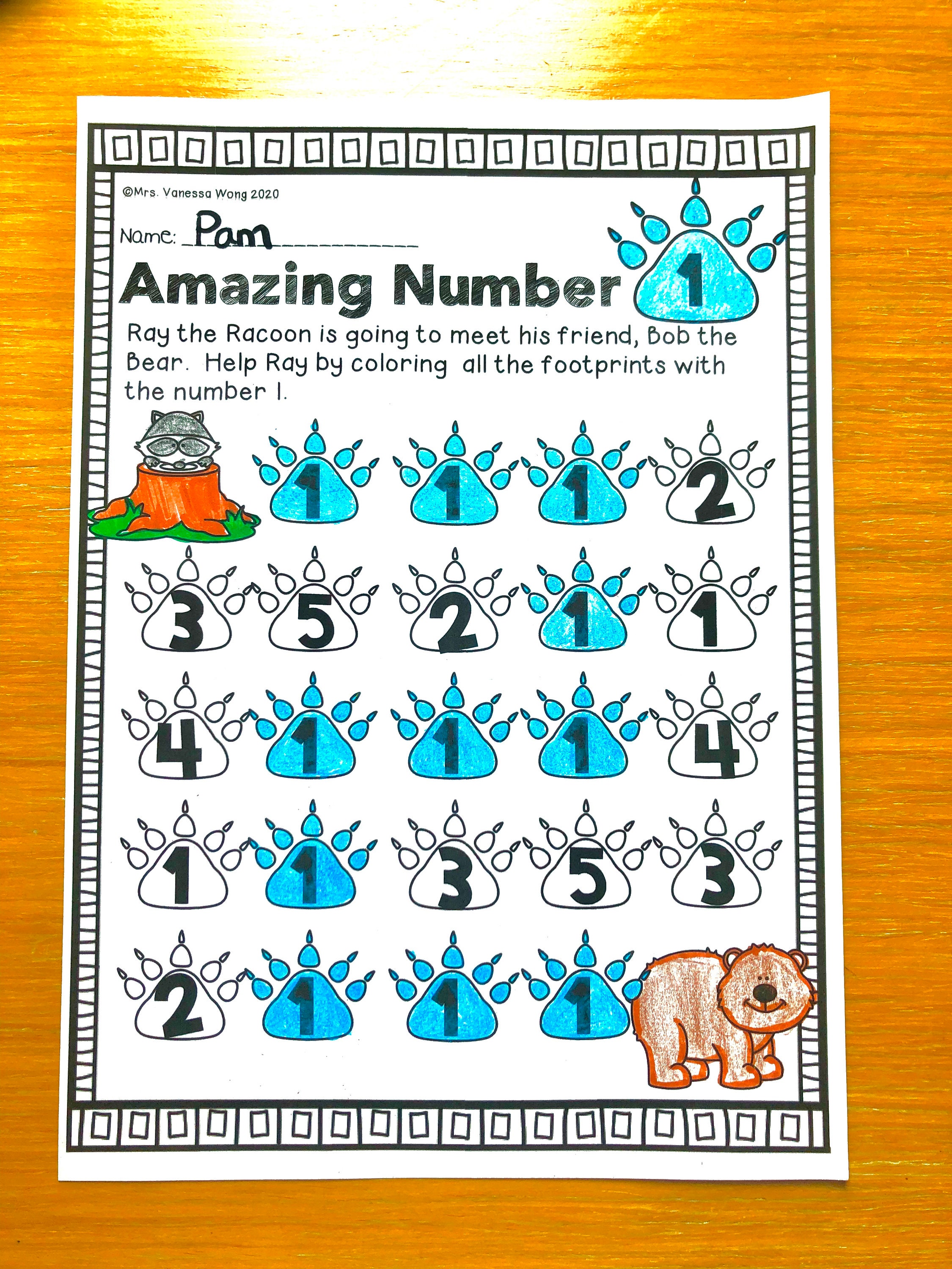 Number Maze Worksheets: Kindergarten Math 1-10 (PDF Pattern) - Etsy
