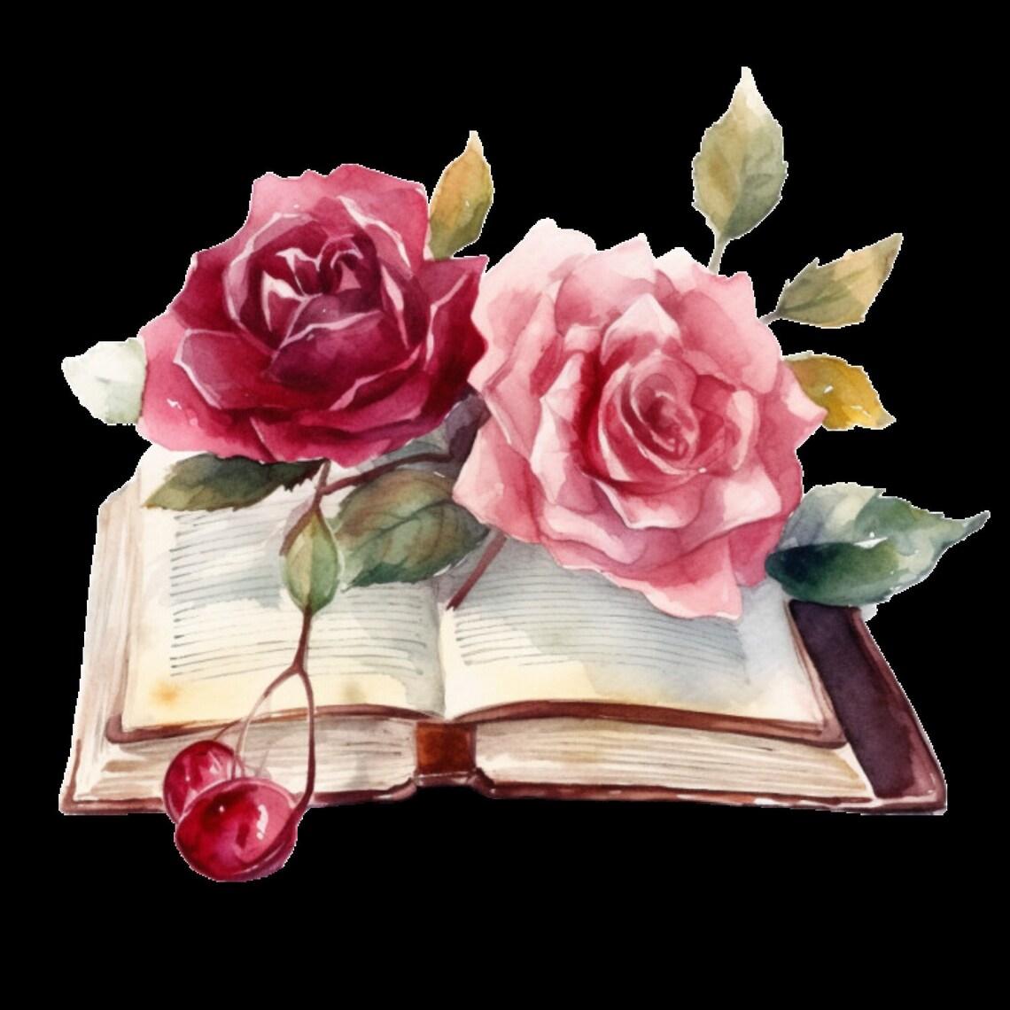 Rose Clipart, Flower Clipart, Digital Paper Craft, Card Making, for ...