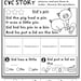 Phonics CVC Short Vowels Story Sequence for Kindergarten and First ...