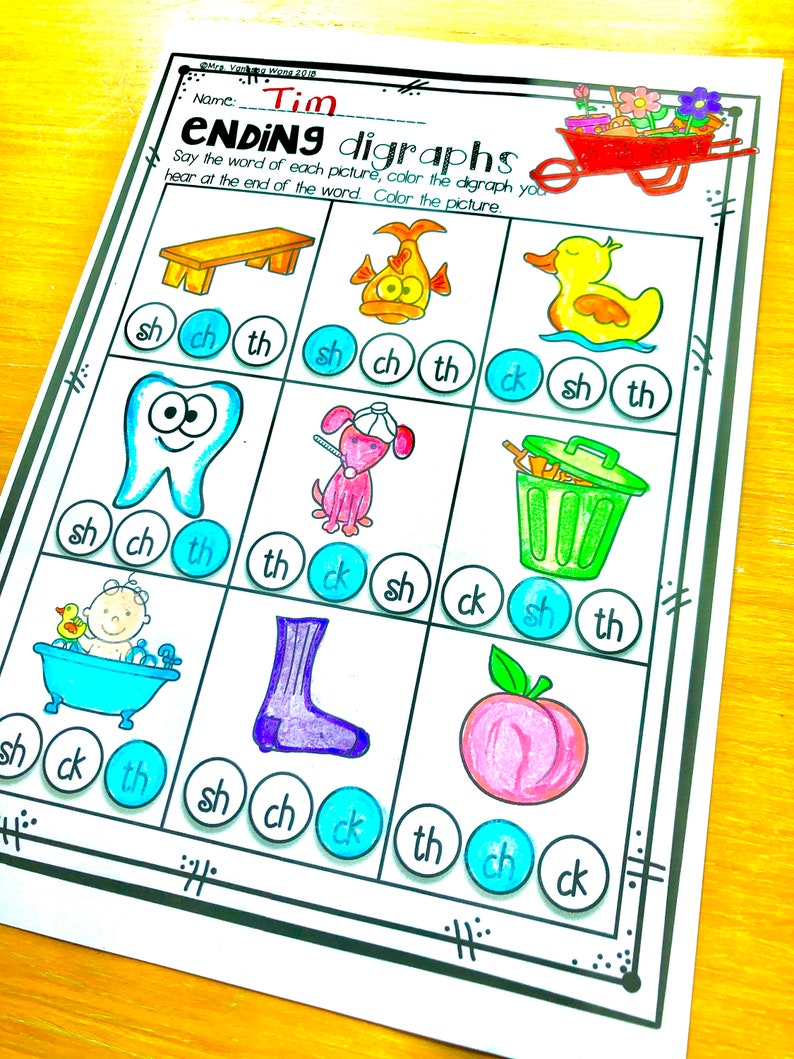 Spring Math and Literacy No Prep Printables First Grade - Etsy