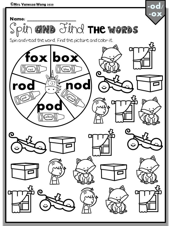 Phonics Short Vowel Activities and Worksheets Short O - Etsy