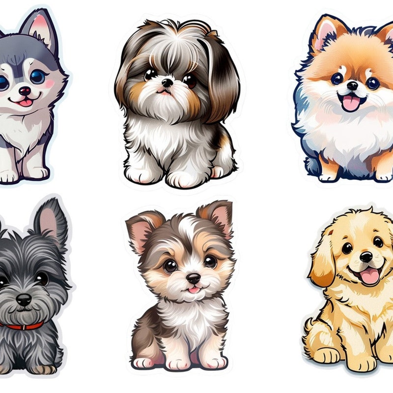 Puppy Sticker - Etsy