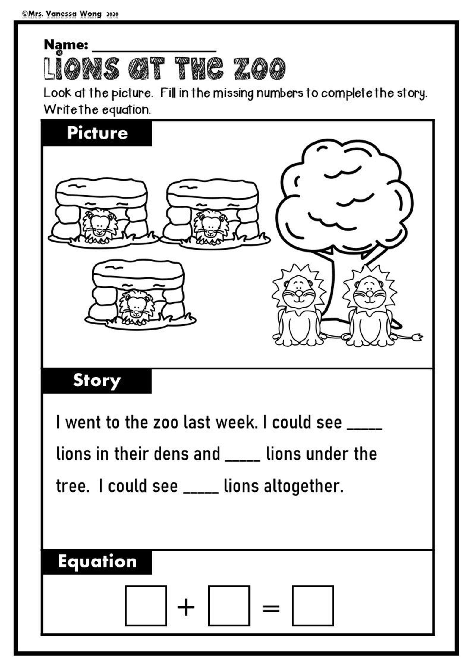 Addition Word Problems Three Worksheets Free Printable Worksheets 