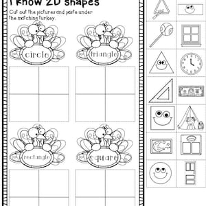 Thanksgiving Activities for Kindergarten Math and Literacy No Prep ...