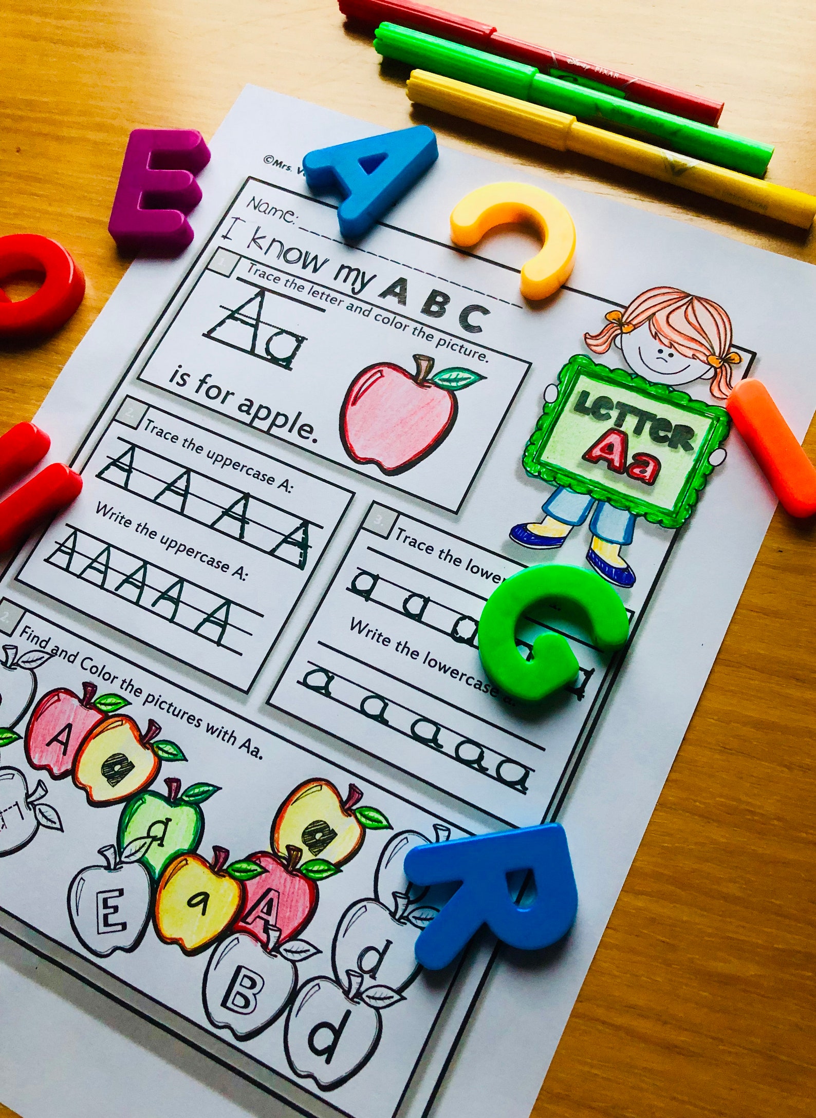 Back to School Math and Literacy Worksheets Kindergarten - Etsy Hong Kong