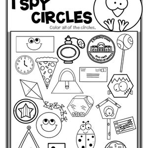 Math Worksheets 2D Shapes Activities and Worksheets for Kindergarten. I ...