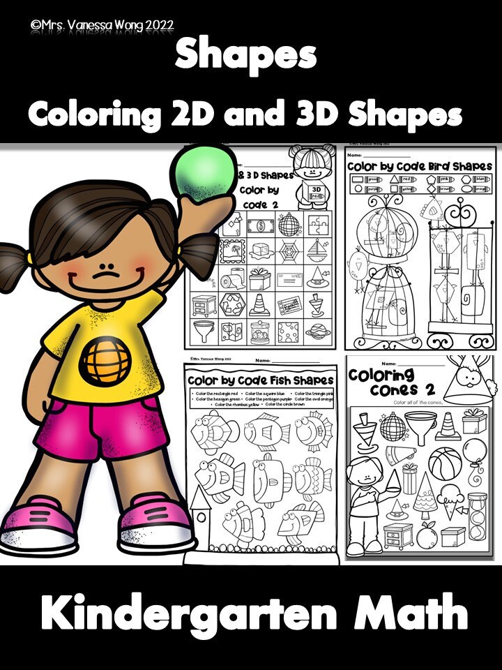2 Dimensional Shapes Coloring Pages [2025]