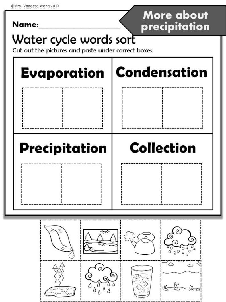 Science Activities : Weather Unit for Kindergarten First - Etsy Hong Kong