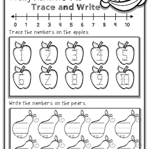 Kindergarten Math Worksheets : Numbers 1-10 Number Order Distance ...