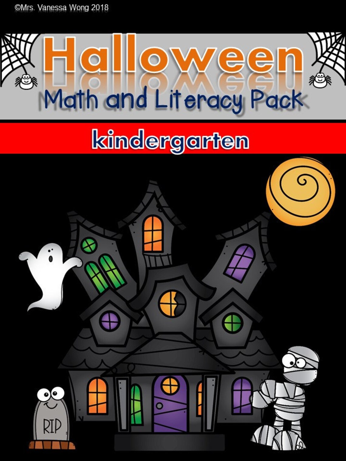 Halloween Activities for Kindergarten Math and Literacy No Prep ...