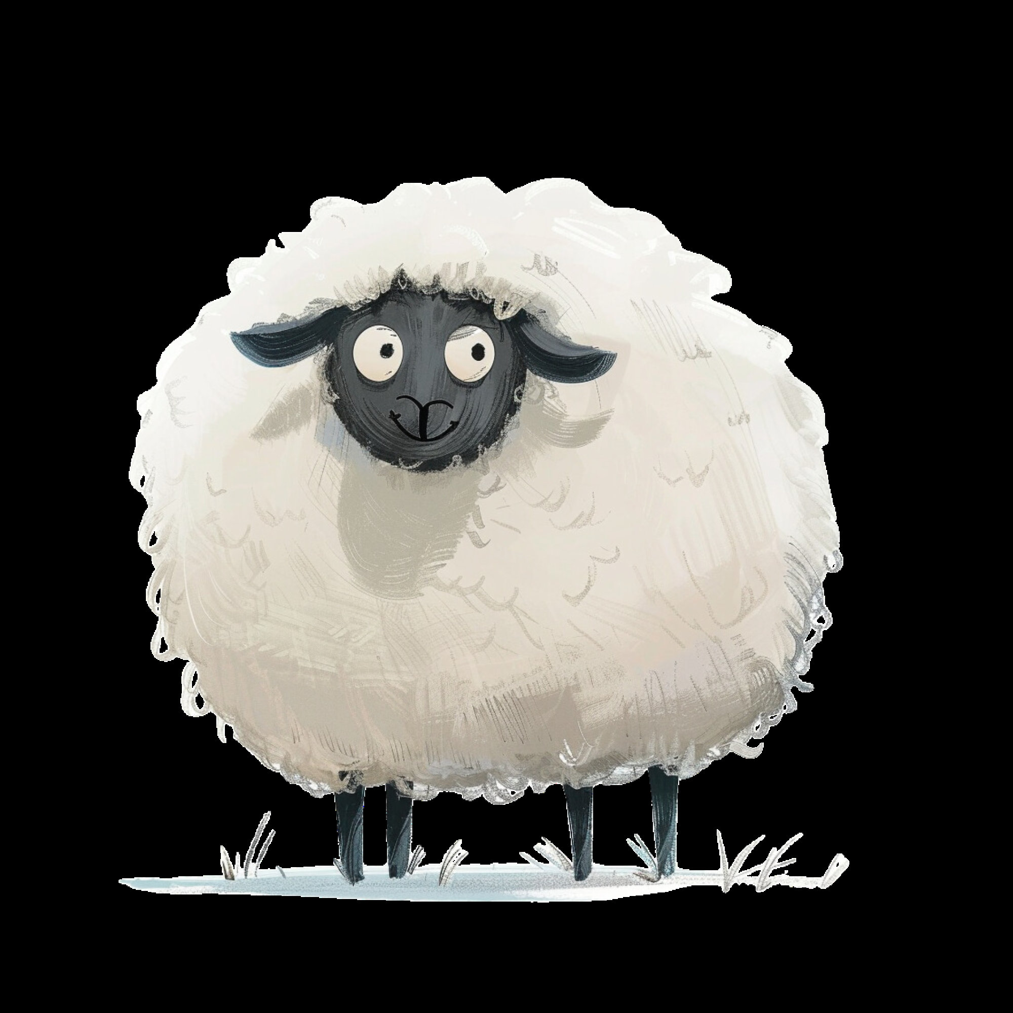 Funny Sheep Clipart Bundle Quirky Sheep Clipart Bundle Silly Farm ...