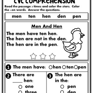 Phonics Worksheets CVC Fluency Mega Bundle, Homeschooler Phonics ...